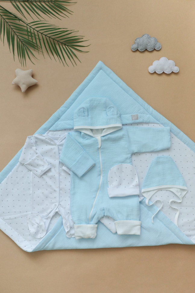 Лето комплект на выписку лето голубой